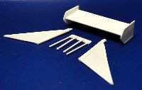 Pro Mod / Funny Car / Pro Stock Rear Wing 1/25 - Ted's Modeling Marketplace