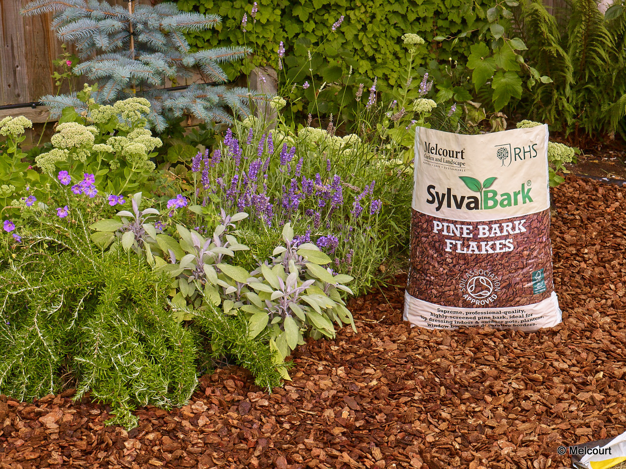 Melcourt Pine Bark Flakes - 50 litre - Bunkers Hill Plant Nursery