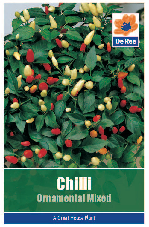 Chilli Ornamental Mixed Seeds - Bunkers Hill Plant Nursery