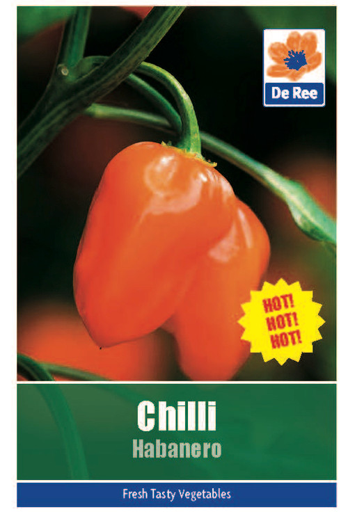 Chilli 'Habanero' Seeds - Bunkers Hill Plant Nursery