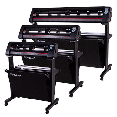 Refurbished 34" LaserPoint 3 Vinyl Cutter with Stand and Catch Basket ...