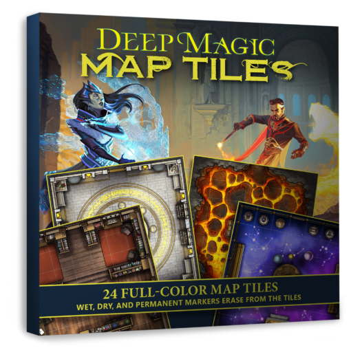 Deep Magic Map Tiles - Shuffle and Cut Games