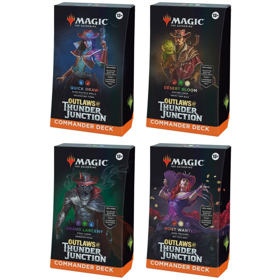 Outlaws of Thunder Junction: Commander Deck Bundle - Shuffle and Cut Games