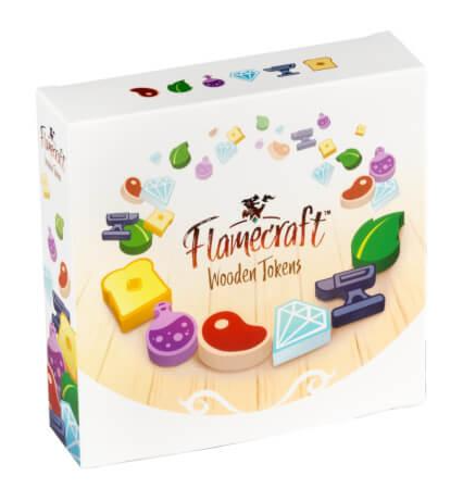 Flamecraft: Deluxe Componets - Wooden Tokens - Shuffle and Cut Games