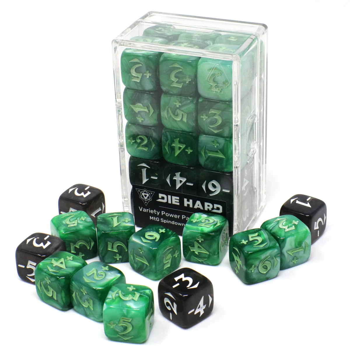 MTG Spin Down Counters - Variety Power Pack - Green - Shuffle and Cut Games
