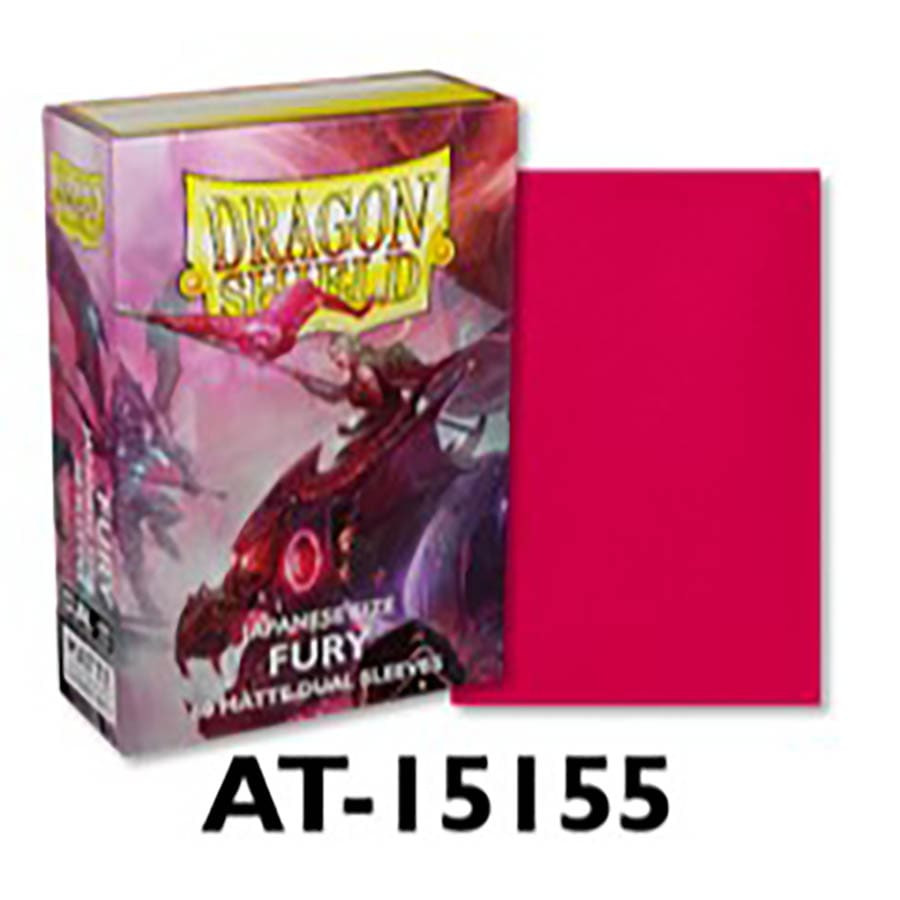 Dragon Shield Japanese Sleeves (60): Matte Dual Fury - Shuffle and Cut ...