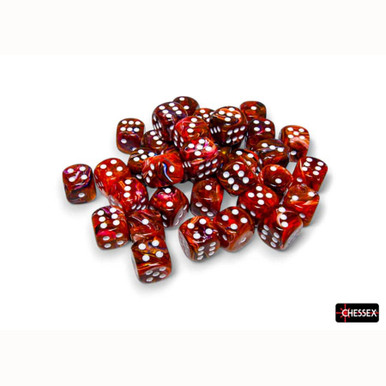 Dice Menagerie 11: Festive 12mm D6 Symphony with White Dice Block(36 ...