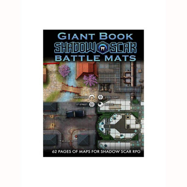 Giant Book of Battle Mats: Shadow Scar Battle Maps - Shuffle and Cut Games