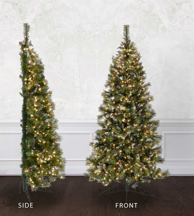 Half Christmas Tree | Lighted Christmas Wall Tree