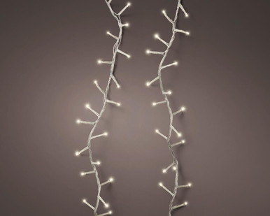 LED Warm White 1000 Count Lights 74ft | Compact Light Set with ...
