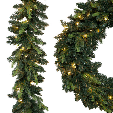 Western Balsam Fir - LED Artificial Christmas Wreaths and Garland ...
