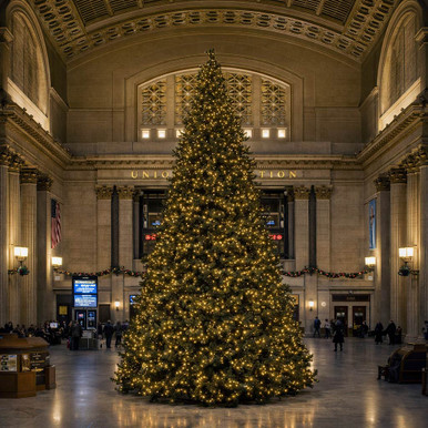 30' Tower Commercial Artificial Christmas Tree - Treetime