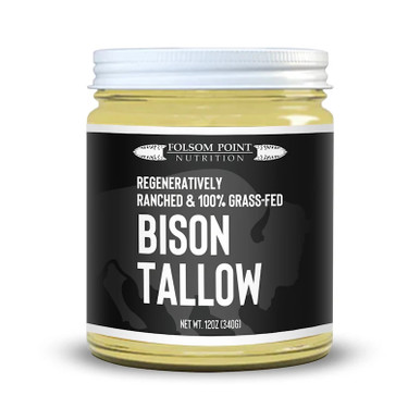 100% Grass-fed Bison Tallow