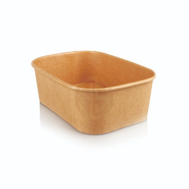 750ml Kraft Rectangular Salad Bowl