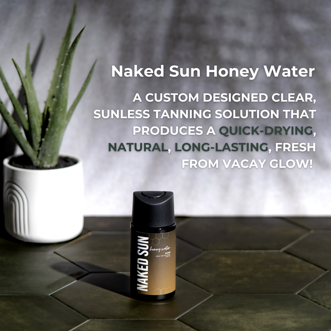 ICON Portable Self Tan Spray Tan Mister with Naked Sun Honey Water ...