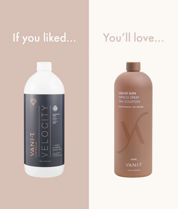Vani-T Liquid Sun Express Spray Tan Solution - Dark - The Tanning Store