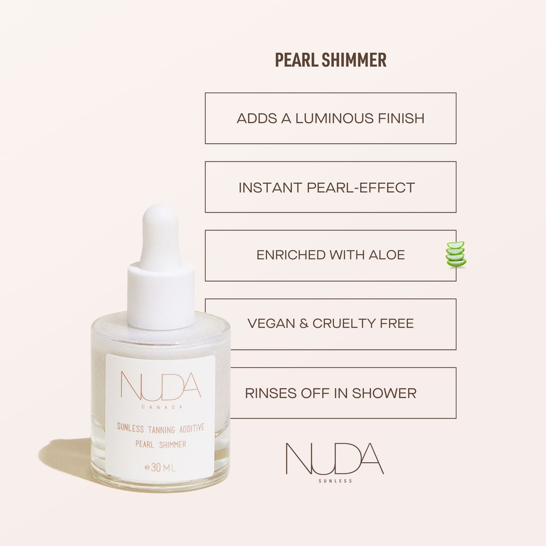 NUDA Pearl Shimmer Drops - The Tanning Store