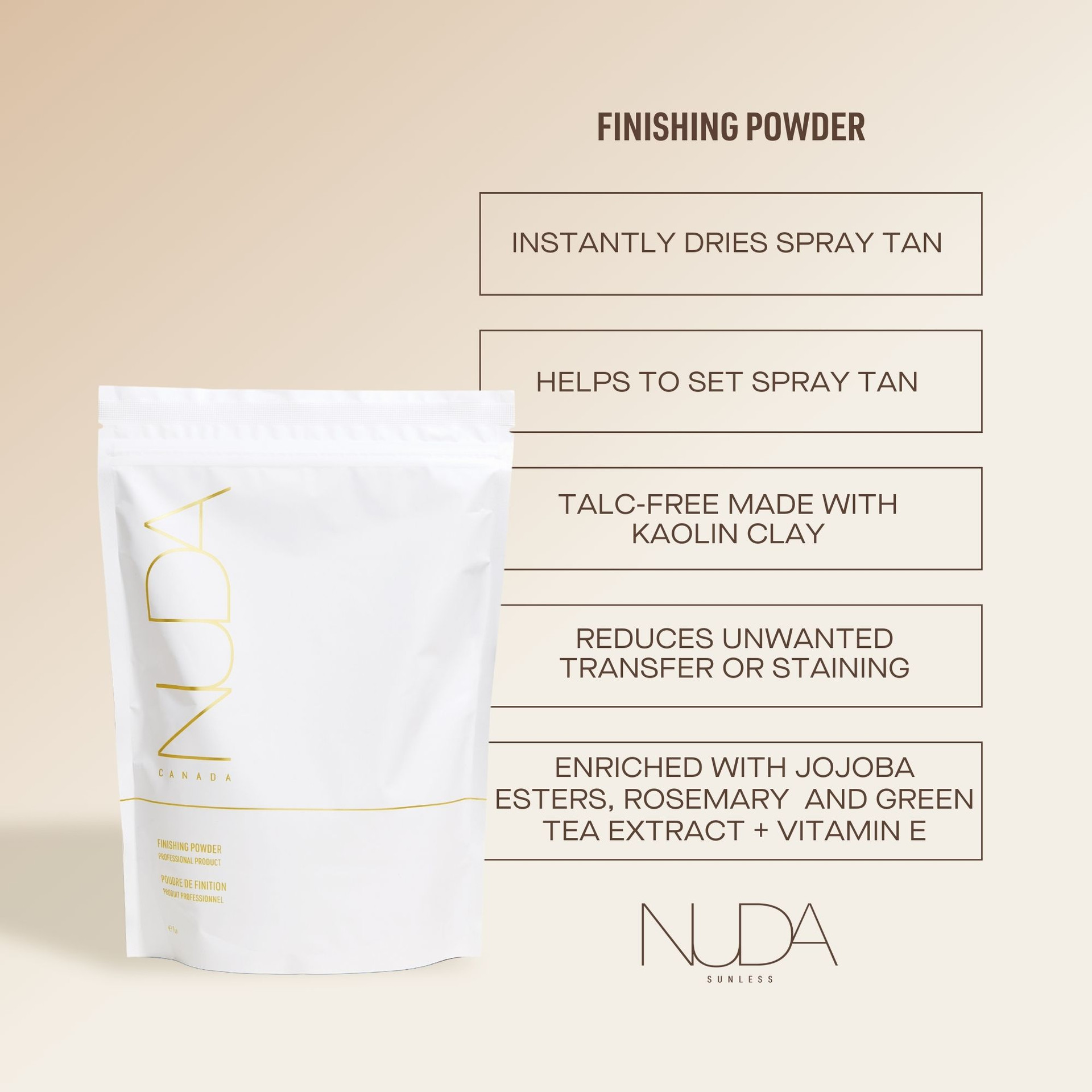 NUDA Finishing Powder - The Tanning Store