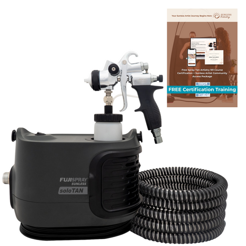 FujiSpray 6175 SoloTan Spray Tan machine with T-Pro Spray Gun