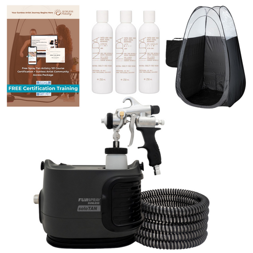 Fuji Spray 2175 Spray Tan Machine with TAN7350 Spray Gun, NUDA ...
