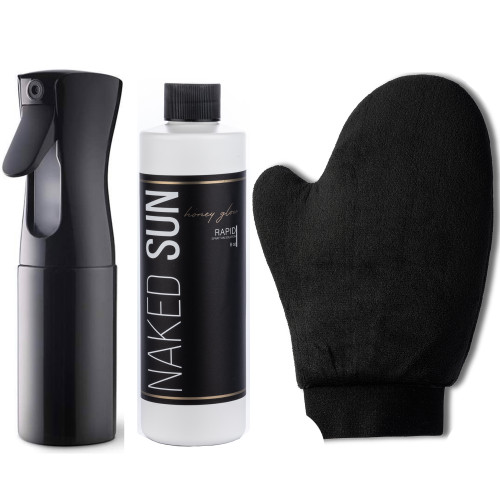 Naked Sun Honey Glow Rapid Tanning Solution with Continuous Spray ...