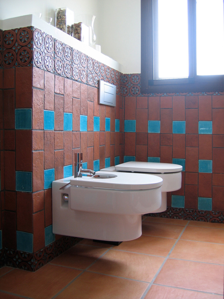 Spanish tile bathroom - Handmade tiles - Luxury tiles by GVEGA