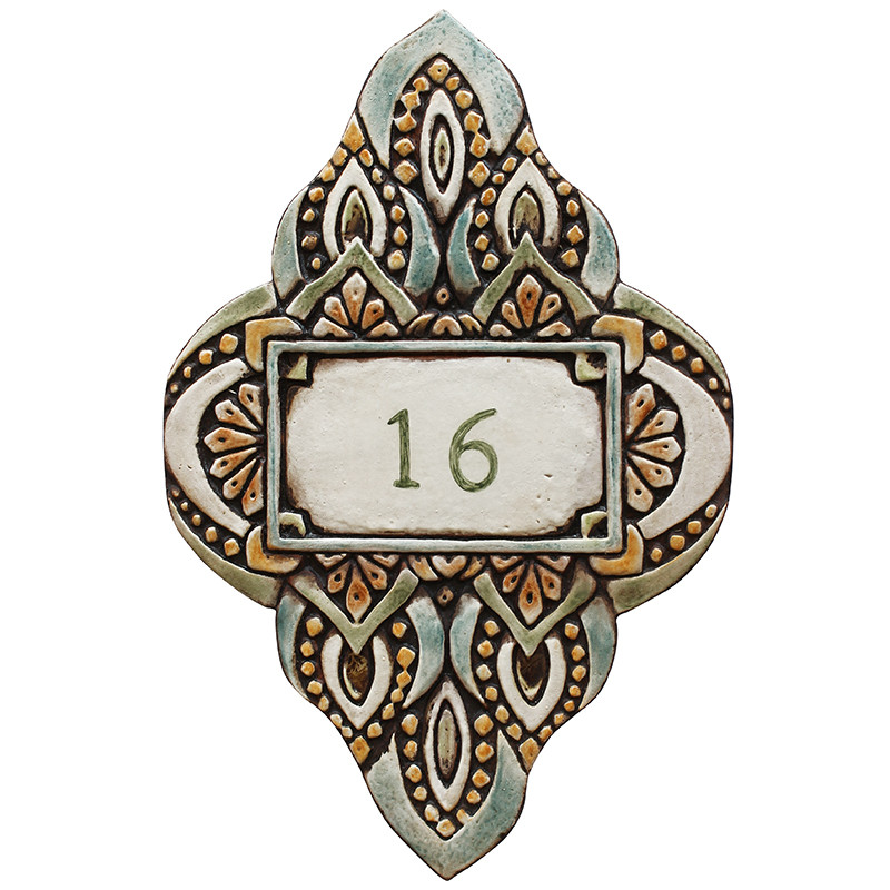 Luxury tile house numbers - Decorative ceramic tiles by GVEGA