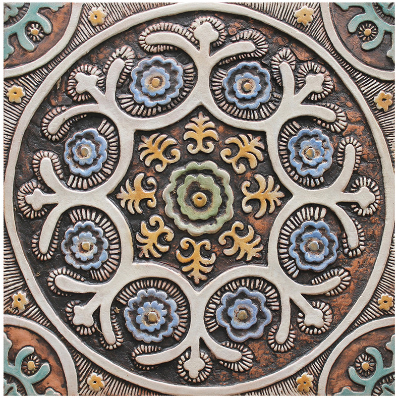 Handmade tiles - Ceramic mosaic tiles - Blue Spanish tiles by GVEGA