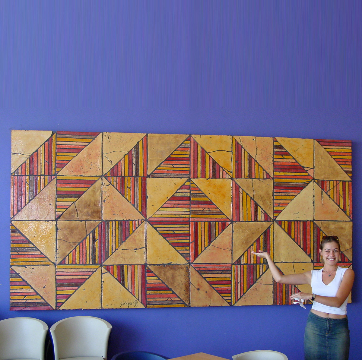 Ceramic murals - Ceramic wall art -Handmade tiles by GVEGA