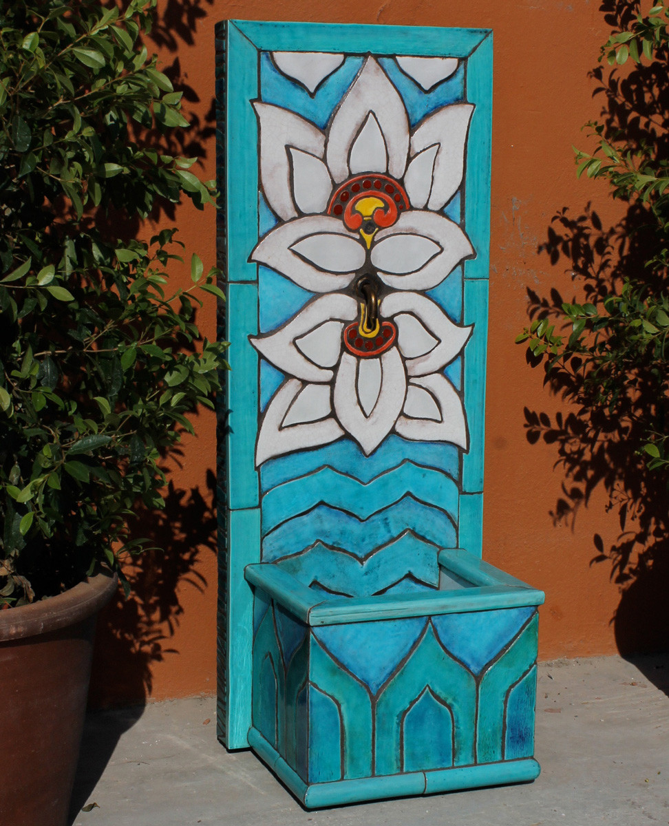 Ceramic fountains - Ceramic mosaic tiles - Handmade tiles by GVEGA