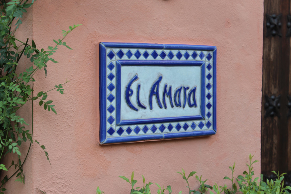 Ceramic house sign - Handmade tiles - Spanish tiles by GVEGA