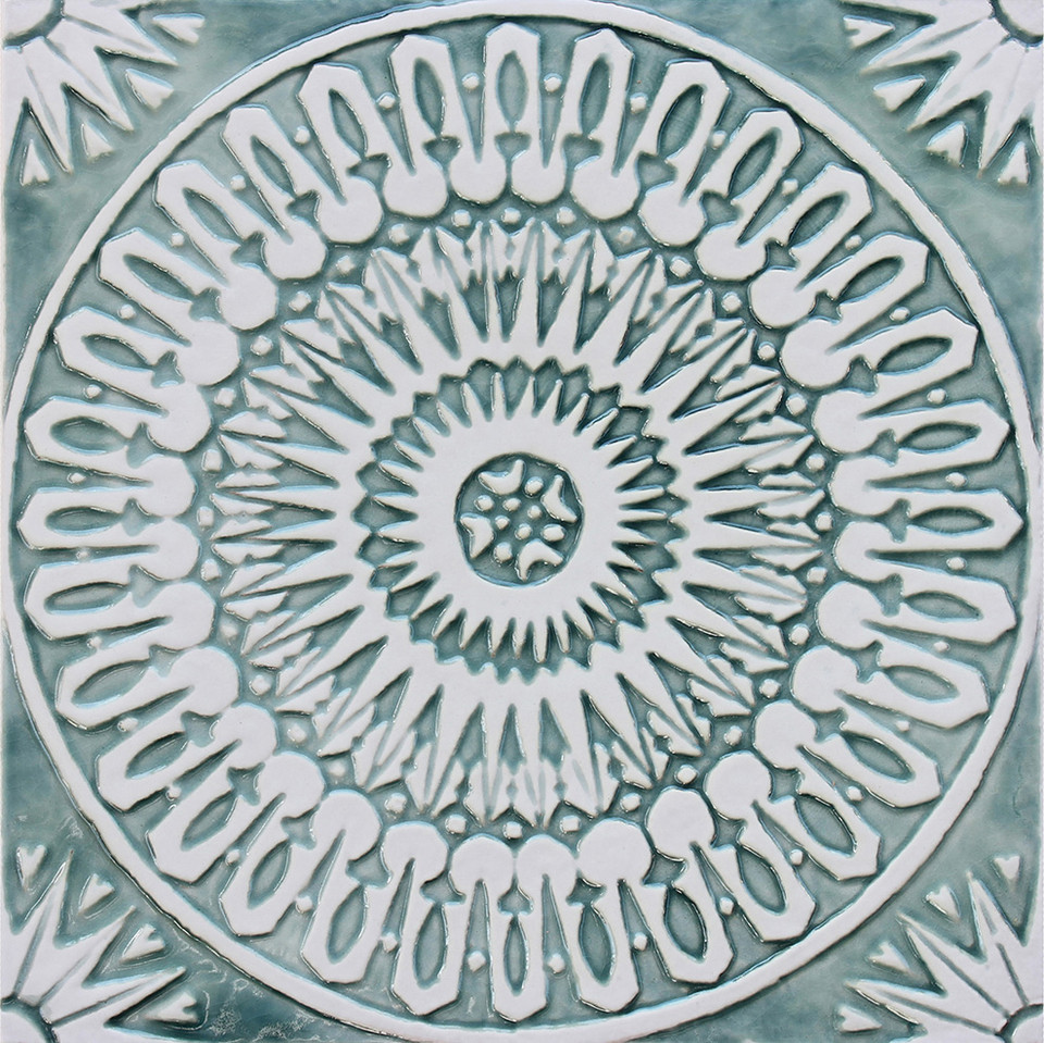Handmade tiles - Aqua luxury bathroom tiles - Spanish tiles by GVEGA