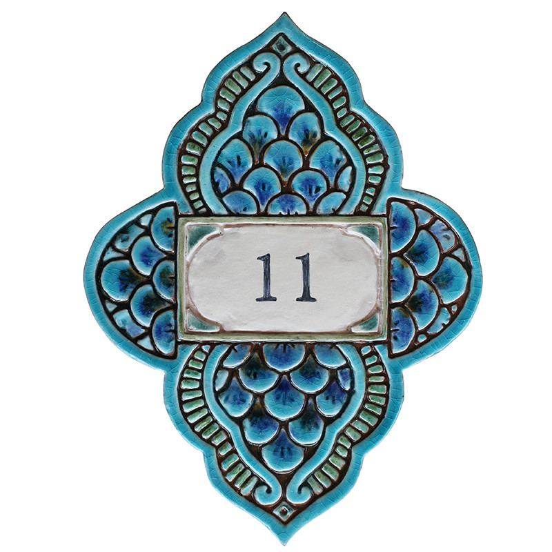 Luxury tile house numbers - Decorative ceramic tiles by GVEGA