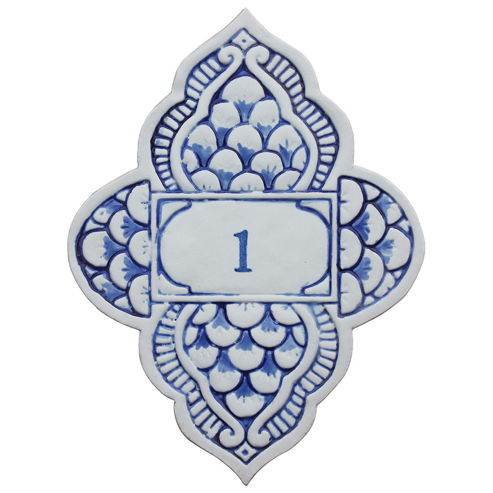 Luxury tile house numbers - Decorative ceramic tiles by GVEGA