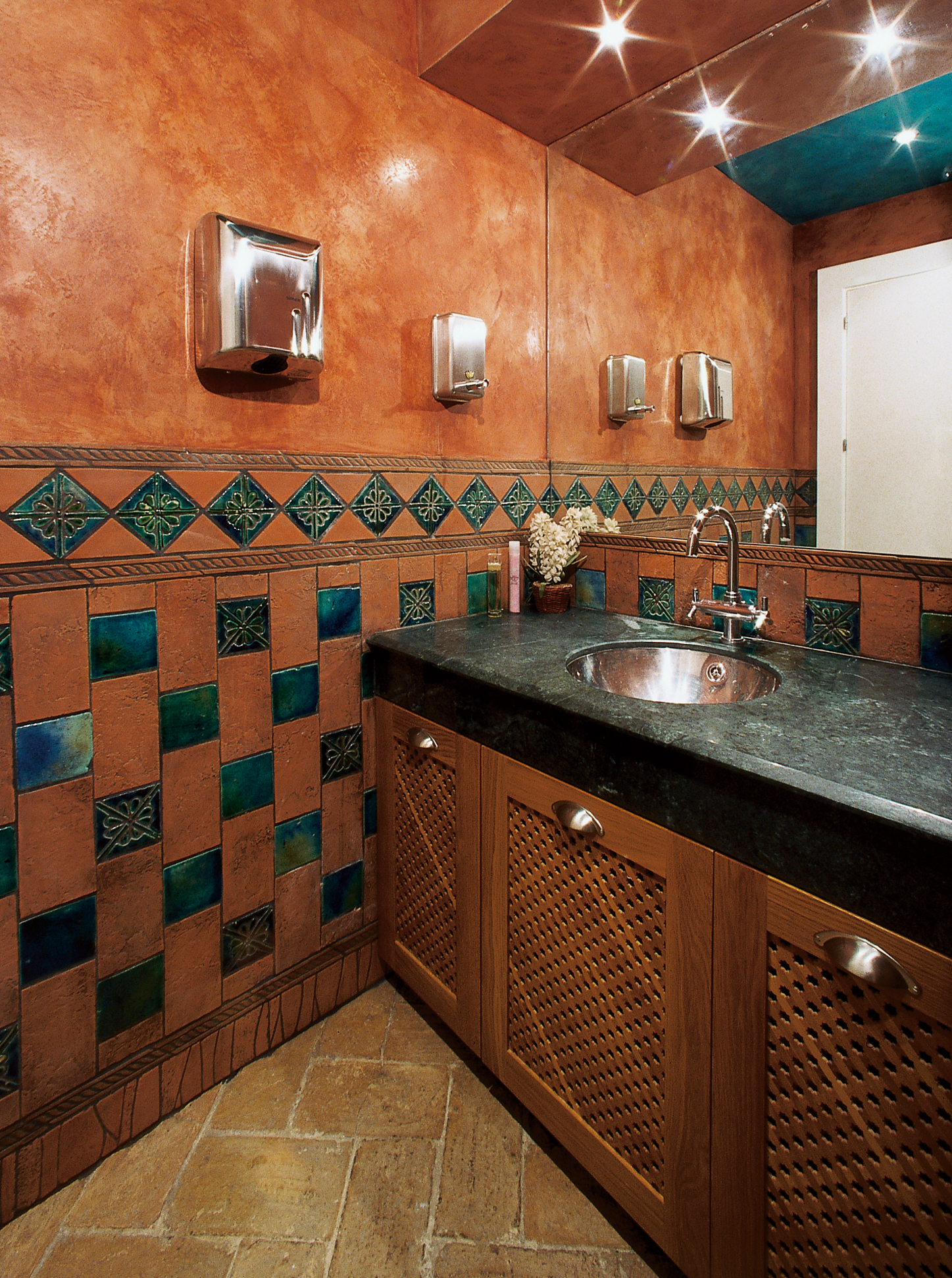 Mexican Tile Bathroom Designs Mexican Talavera Ceramic Solid Tile: