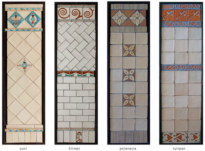 Handmade tile composition #15 - gvega