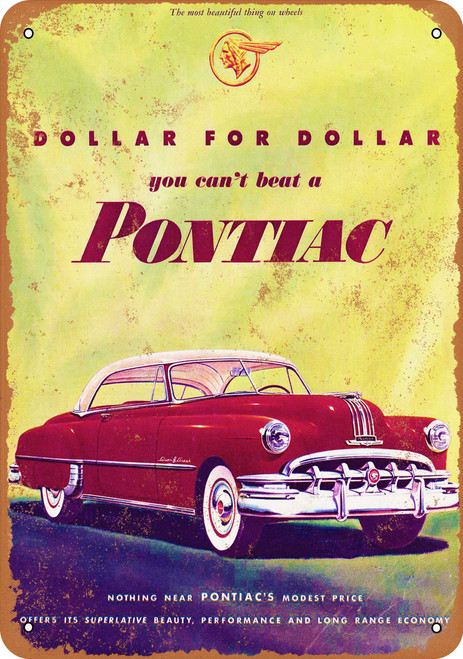 Pontiac Metal Sign