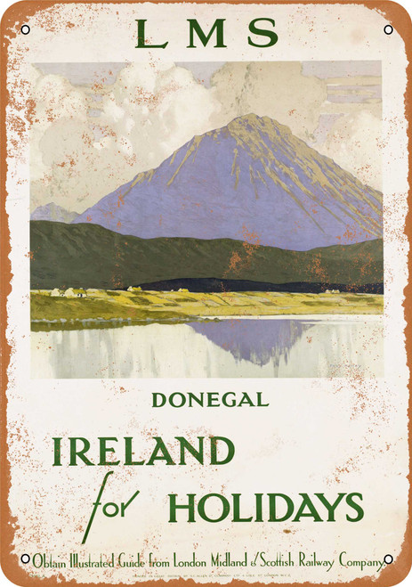 Donegal Ireland Metal Sign