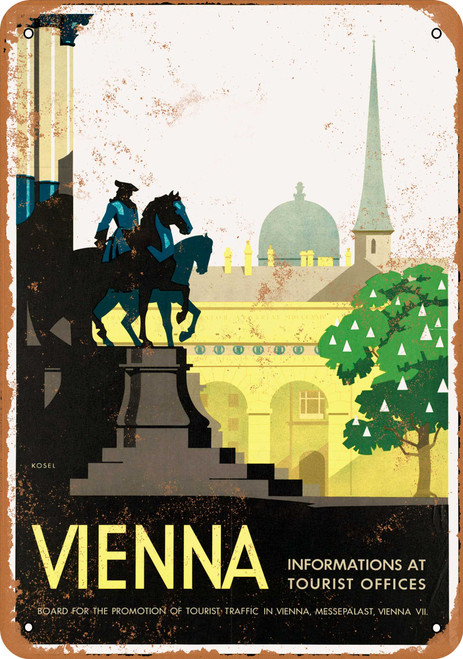 Vienna Austria Metal Sign