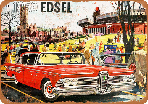 1959 Edsel Metal Sign