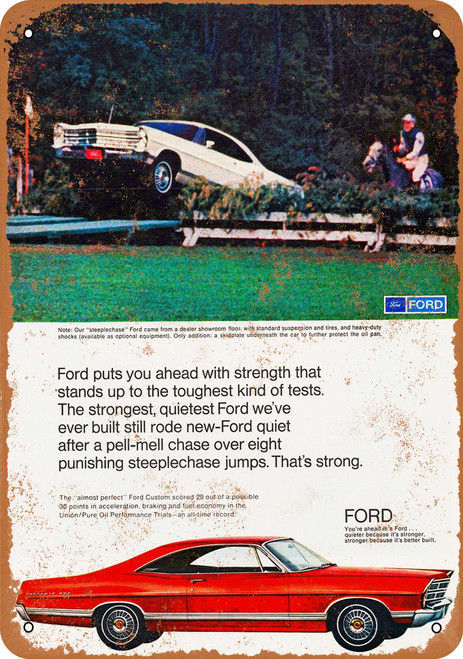 1967 Ford Galaxie Metal Sign