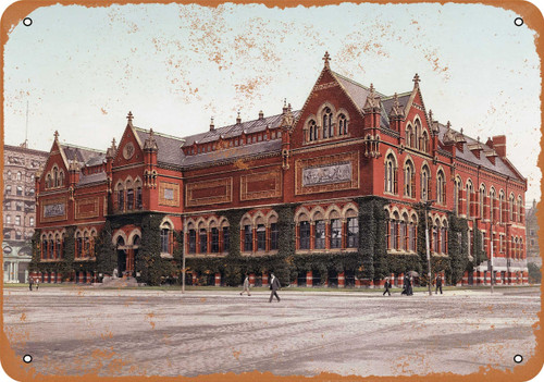 1902 Art Museum Boston Metal Sign
