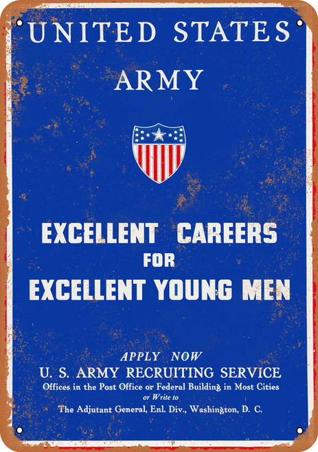 Join the Army Metal Sign