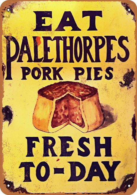 Palethorpes Pork Pies Metal Sign