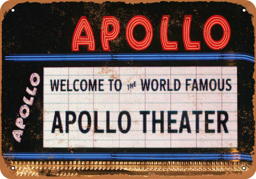 Apollo Theater New York City Metal Sign