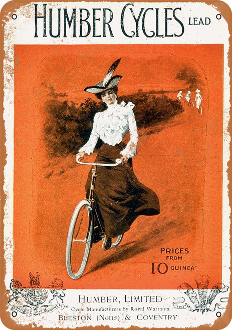 Humber Bicycles Metal Sign