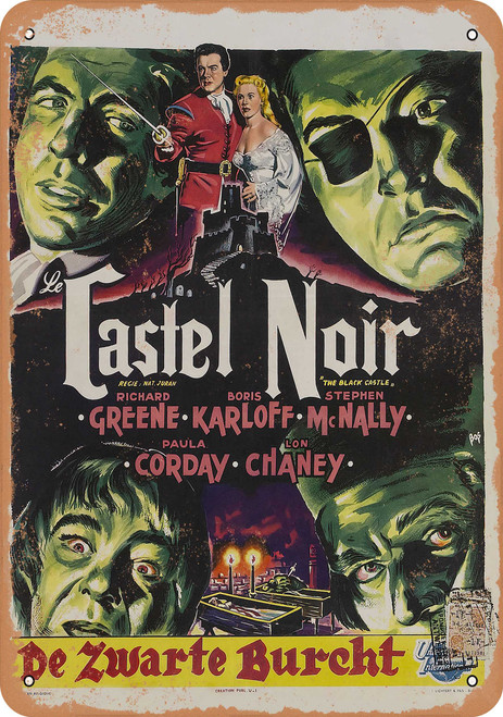 Black Castle (1952) 1 Metal Sign