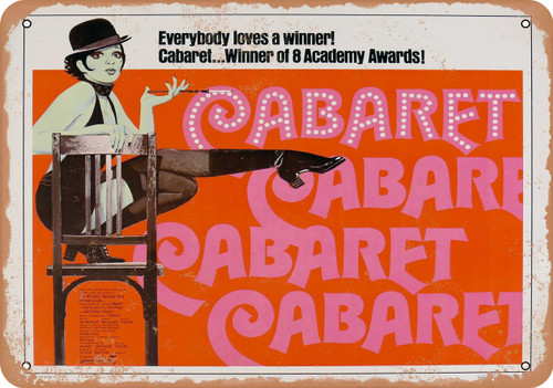 Cabaret (1972) 2 Metal Sign