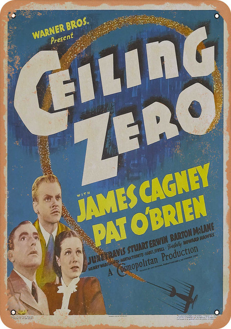 Ceiling Zero (1936) Metal Sign