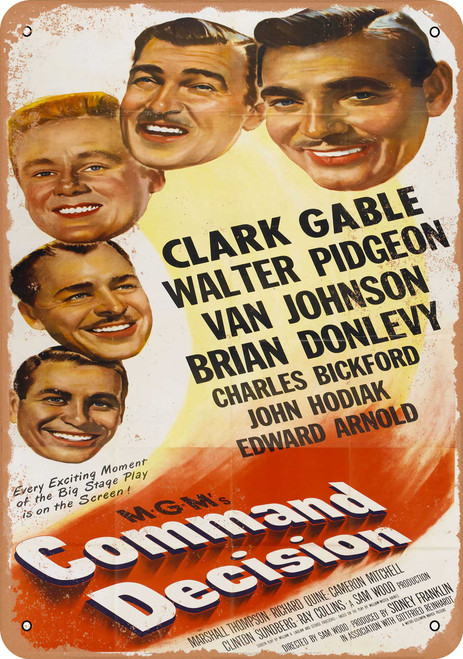 Command Decision (1948) 2 Metal Sign